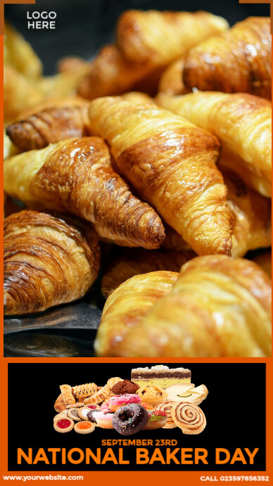 National Baker Day Design Template | PosterMyWall