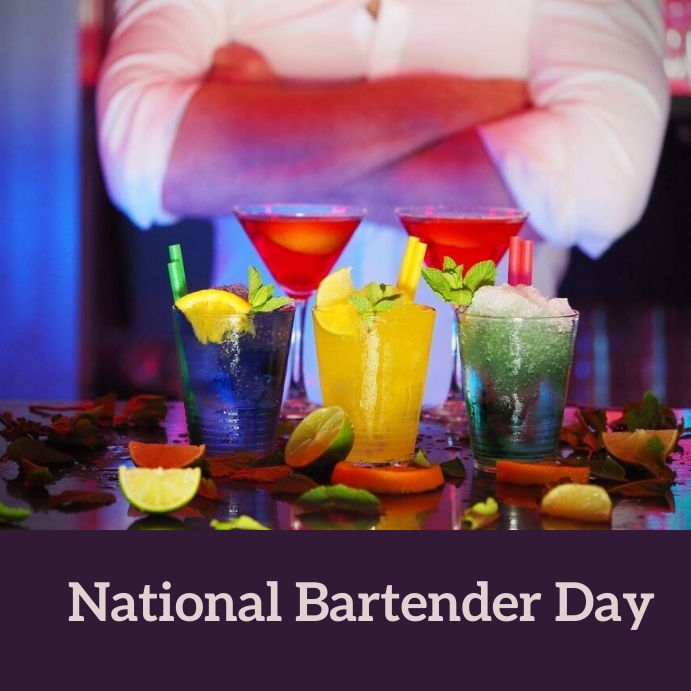 national bartender day Template | PosterMyWall