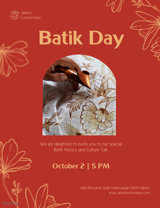 National Batik Day Poster Templat | PosterMyWall