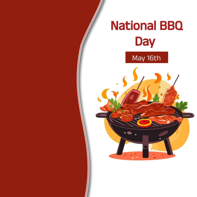 Modèle national BBQ week | PosterMyWall