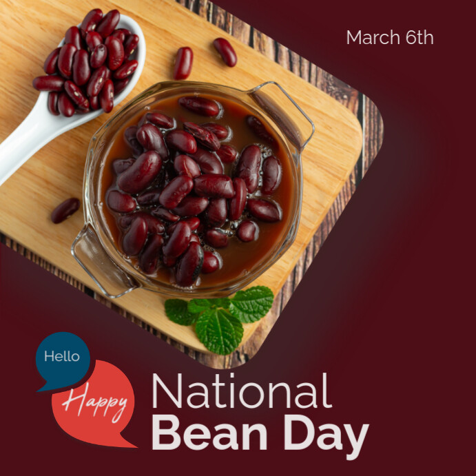 National Bean Day Template | PosterMyWall