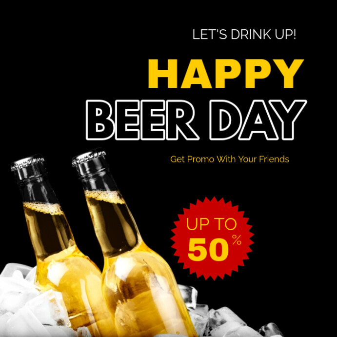 National Beer Day Template | PosterMyWall