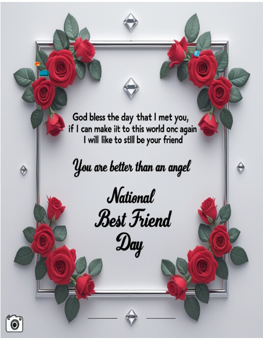 Copy of National Best Friend Day | PosterMyWall