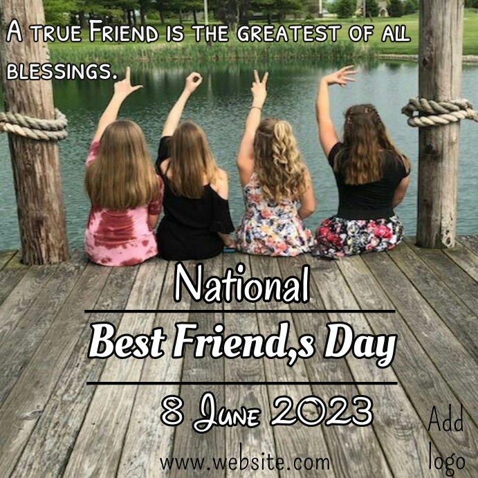 National best friend instagram post Template | PosterMyWall
