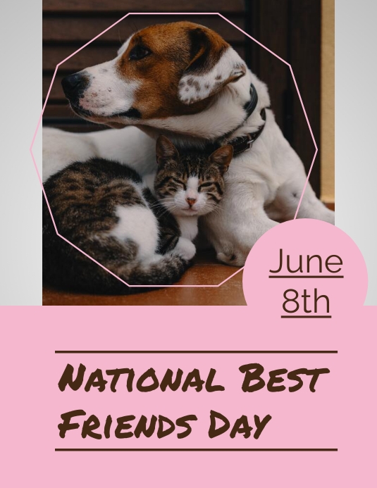 National Best Friends Day Template | PosterMyWall