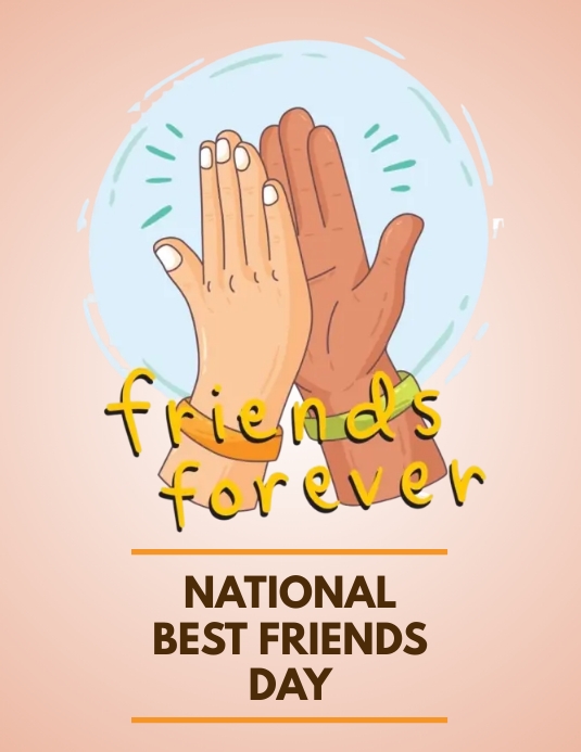 National Best Friends Day Template | PosterMyWall