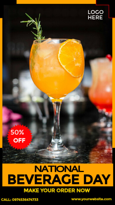 National Beverage Day Design Template | PosterMyWall