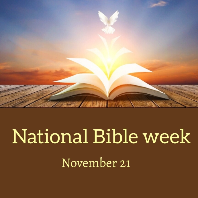 national bible week Template | PosterMyWall