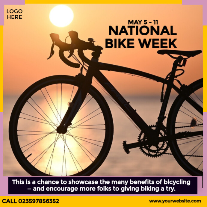 National Bike Week Template | PosterMyWall