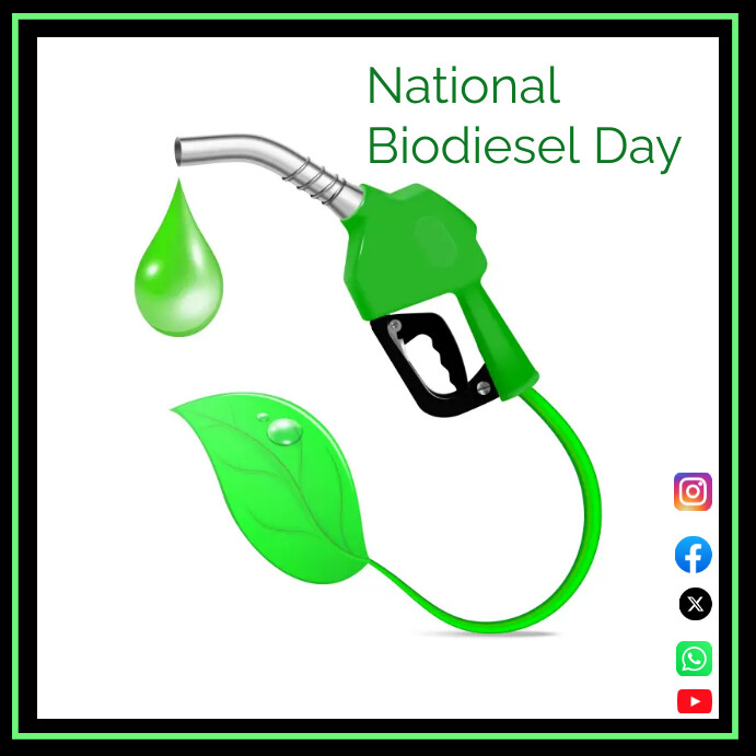 National Biodiesel Day Post Template | PosterMyWall