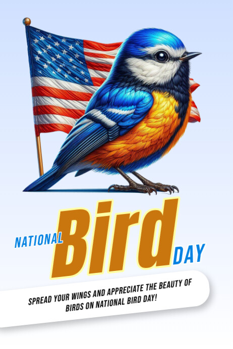National Bird Day Template | PosterMyWall