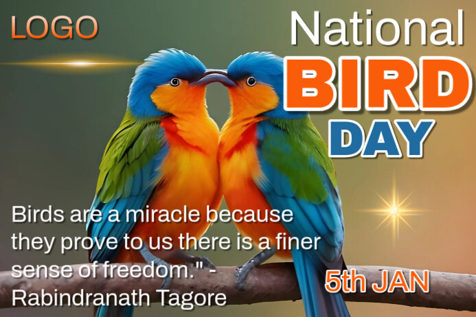 National Bird Day Poster Template | PosterMyWall