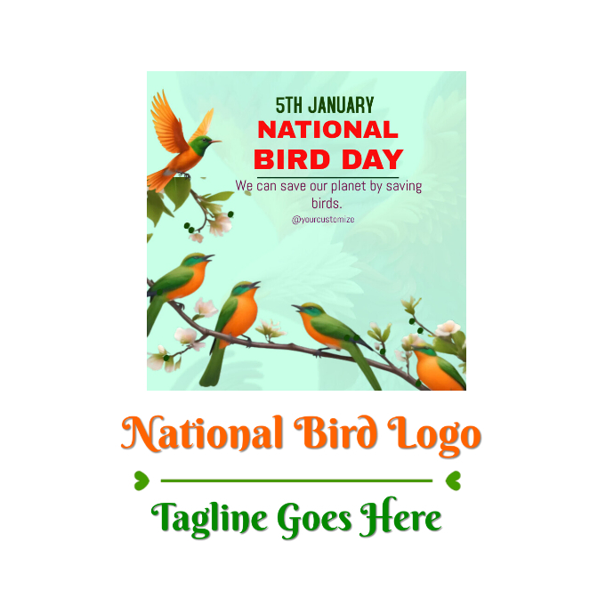 National Bird Logo Template | PosterMyWall