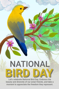 National Bird Day Poster Template | PosterMyWall
