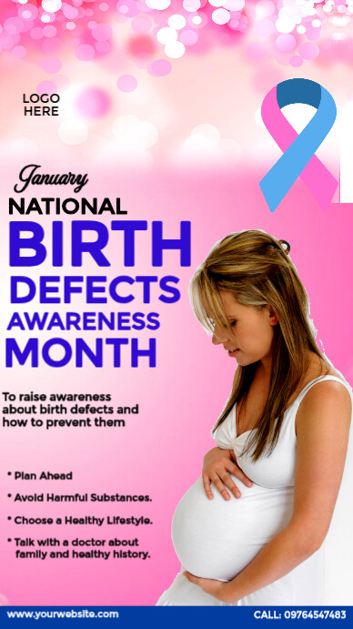 National Birth Defects Awareness Month Template | PosterMyWall
