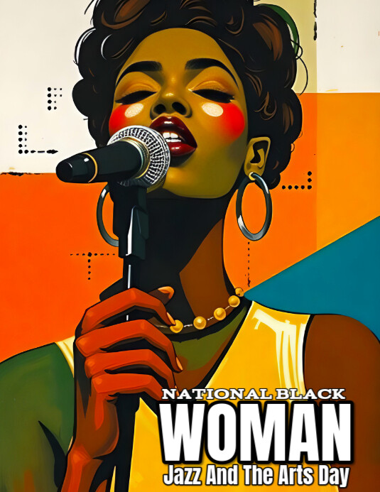 National Black Women in Jazz And The Arts Day Template | PosterMyWall