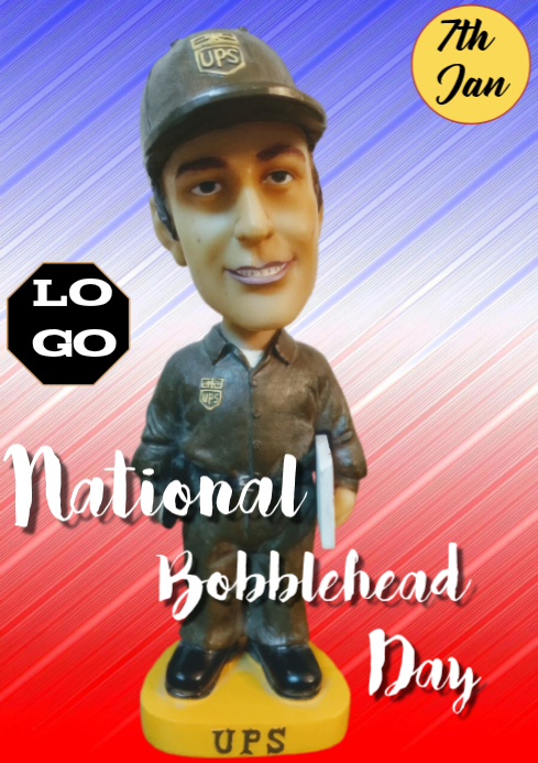 National bobblehead day Template | PosterMyWall