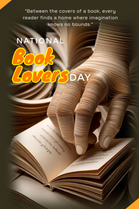 Plantilla de National Book lovers day | PosterMyWall