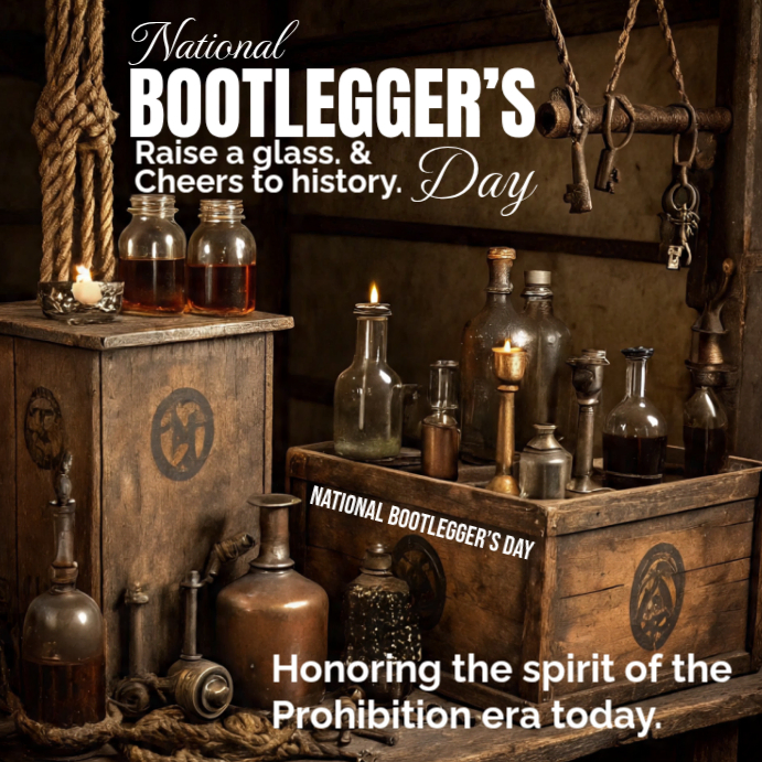 National Bootlegger’s Day Template | PosterMyWall