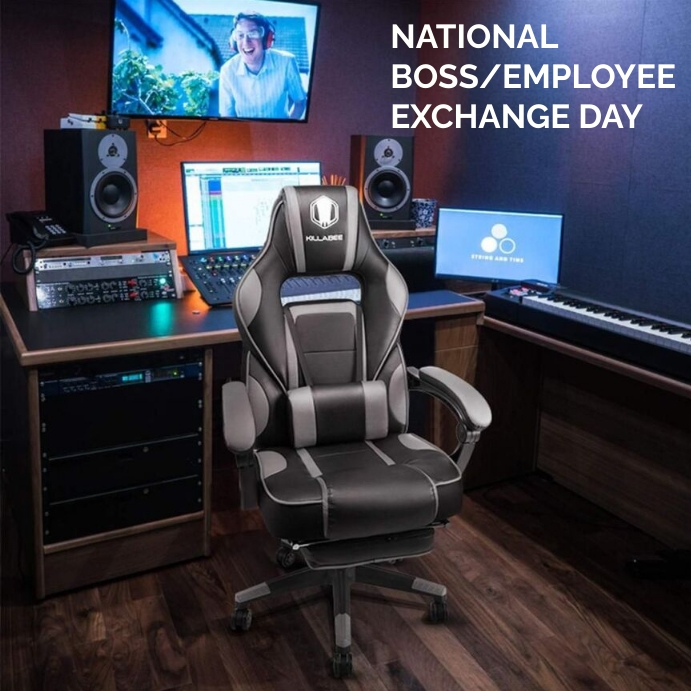 NATIONAL BOSS/EMPLOYEE EXCHANGE DAY Template | PosterMyWall
