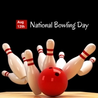 national bowling day Template | PosterMyWall
