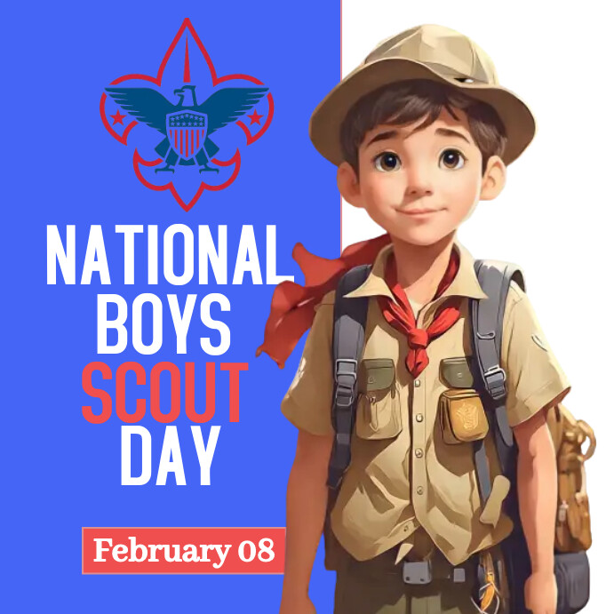 National boy's scout day Template | PosterMyWall