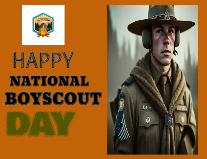 National boyscout day Template | PosterMyWall