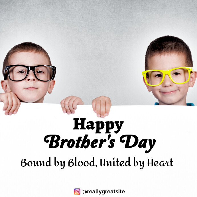 national brother's day Template | PosterMyWall