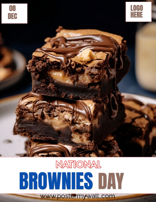 National brownies day Template | PosterMyWall
