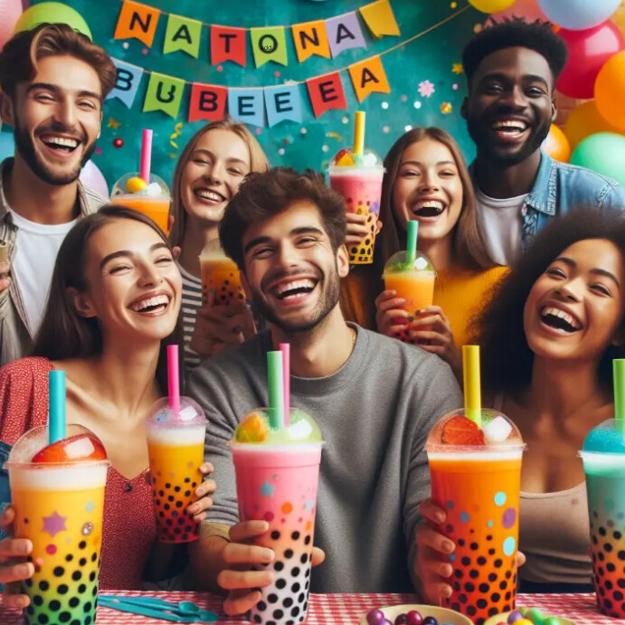 National Bubble Tea Day Templat | PosterMyWall