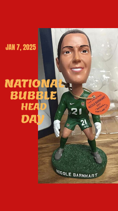 National Bubblehead Day Templat | PosterMyWall