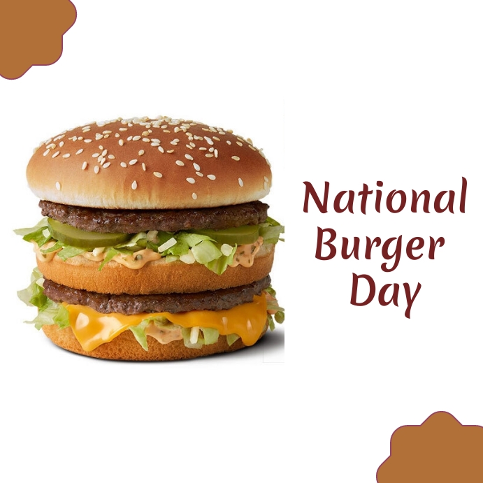 Copy of national burger day | PosterMyWall