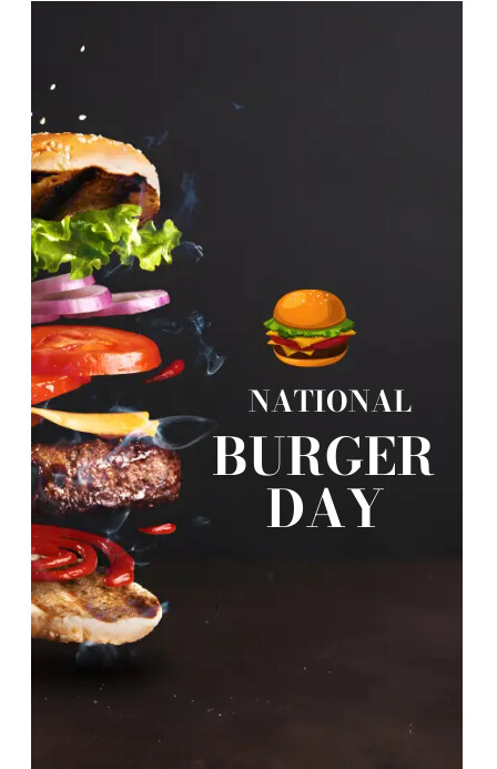 National Burger Day Template | PosterMyWall