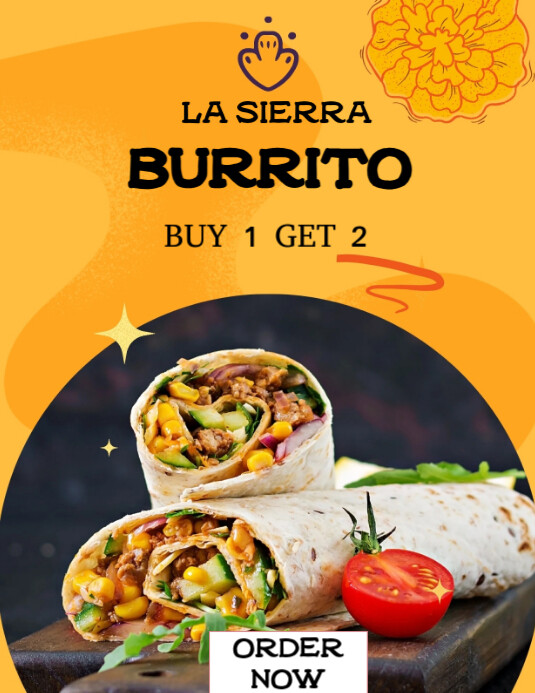 National Burrito Day Template | PosterMyWall