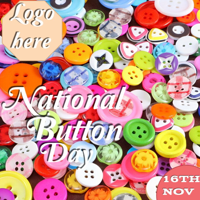National button day Template | PosterMyWall