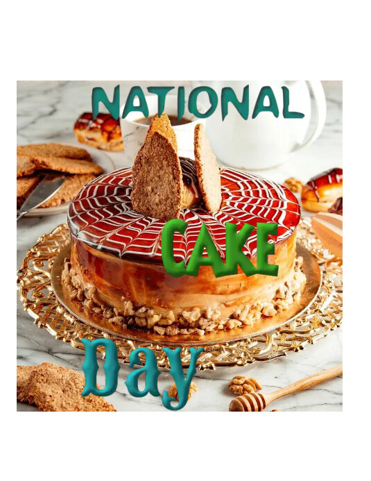 Plantilla de National cake day | PosterMyWall