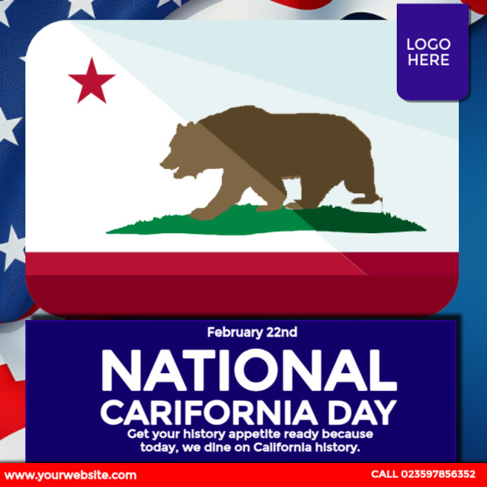 National California Day Template | PosterMyWall