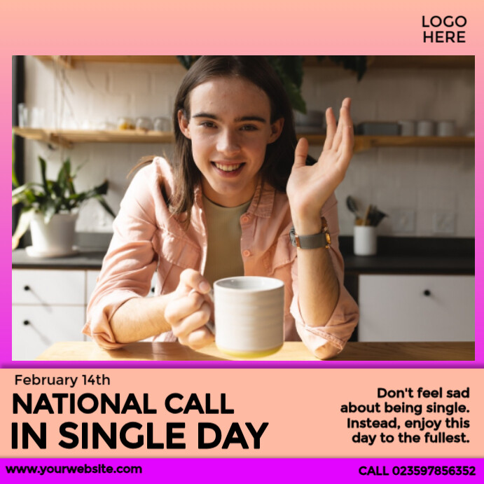 National Call in Single Day Template | PosterMyWall