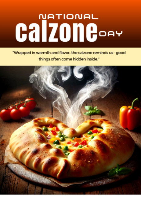 Modèle National calzone day | PosterMyWall
