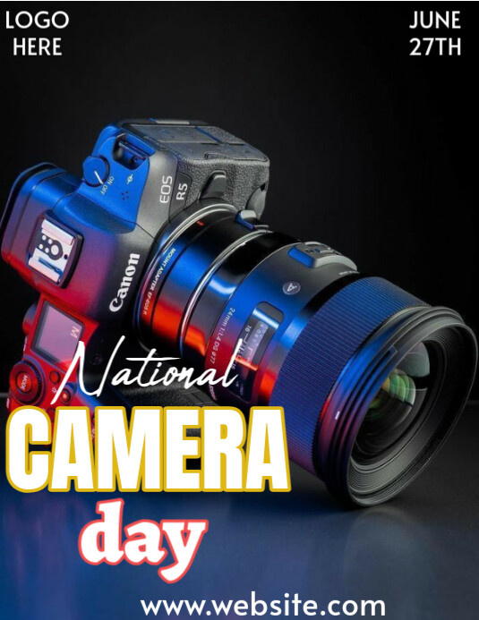 National camera day Template | PosterMyWall
