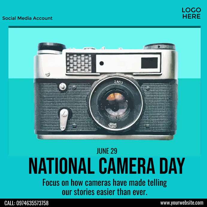 Copia de National Camera Day | PosterMyWall