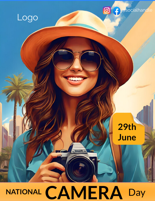National Camera Day Template | PosterMyWall