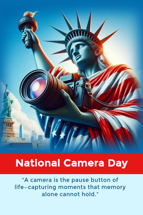 National camera day Template | PosterMyWall