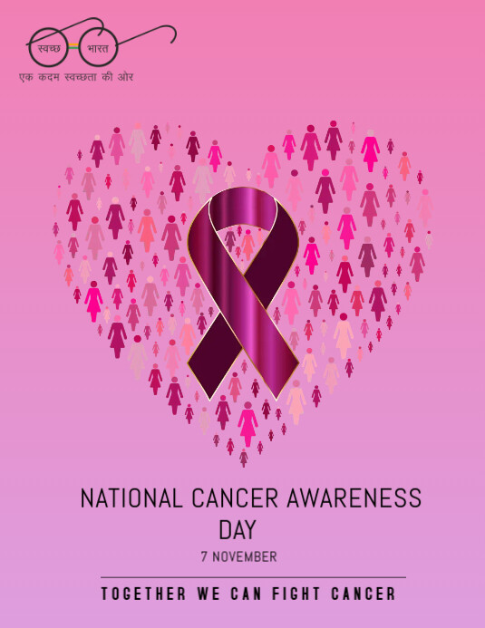 Copy of National Cancer Awareness Day | PosterMyWall