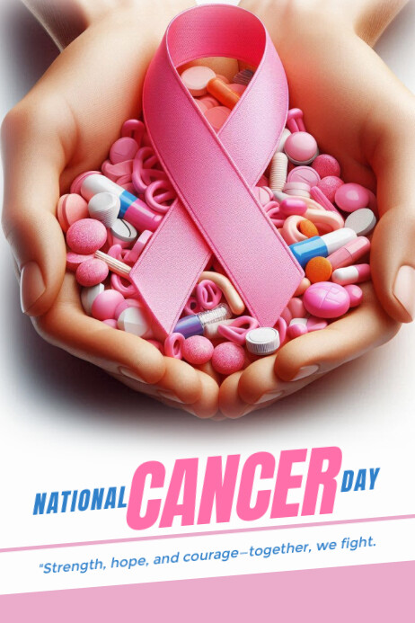 Copy of National cancer day | PosterMyWall