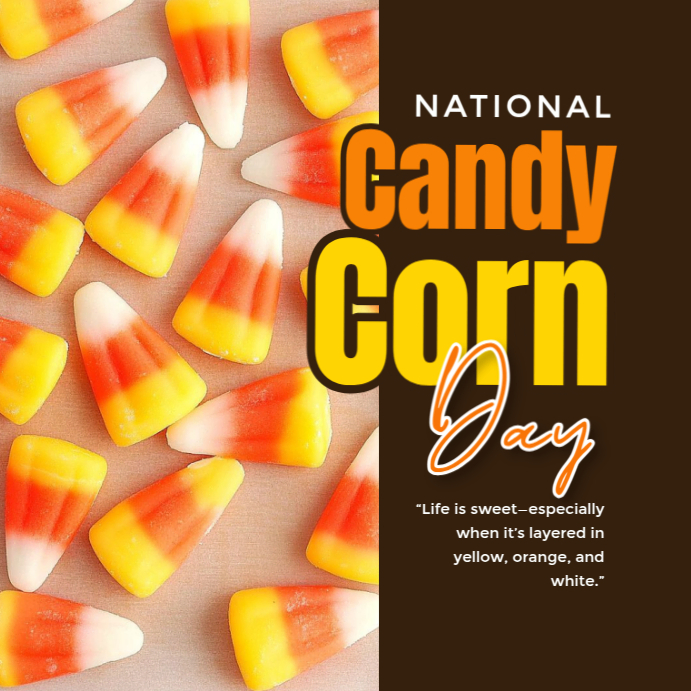 Plantilla de National candy corn day | PosterMyWall