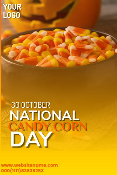 National Candy Corn Day Poster Template | PosterMyWall