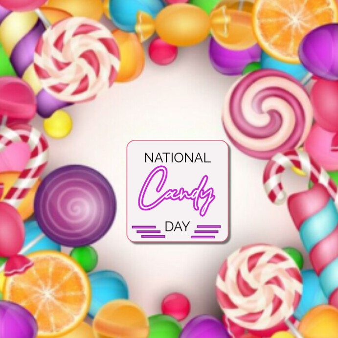 National candy Day Template | PosterMyWall