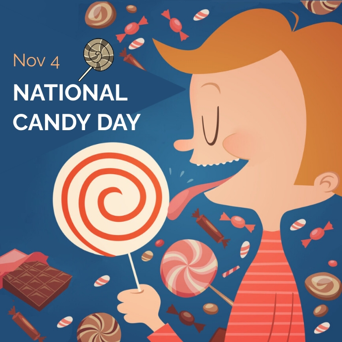 NATIONAL CANDY DAY Template | PosterMyWall