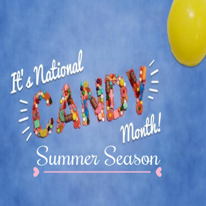 National candy month instagram post Template | PosterMyWall